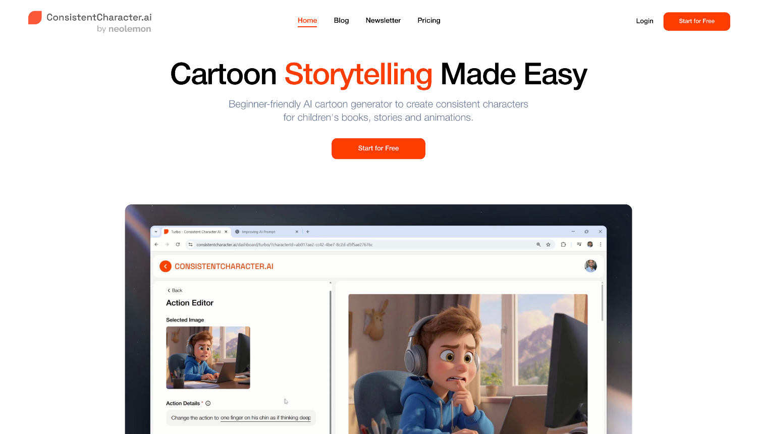 Neolemon Review: The “Consistent Character” AI Cartoon Generator Built ...