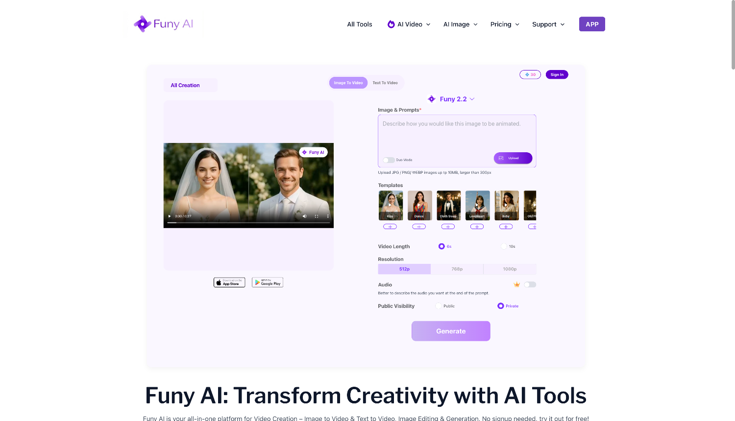 Funy AI Review: The Best “All-In-One” AI Video, AI Images, and Trend ...