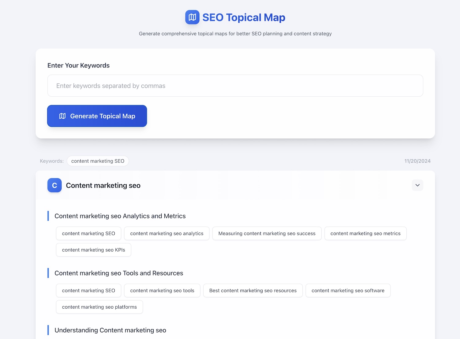 SEO Topical Map - DESSIGN