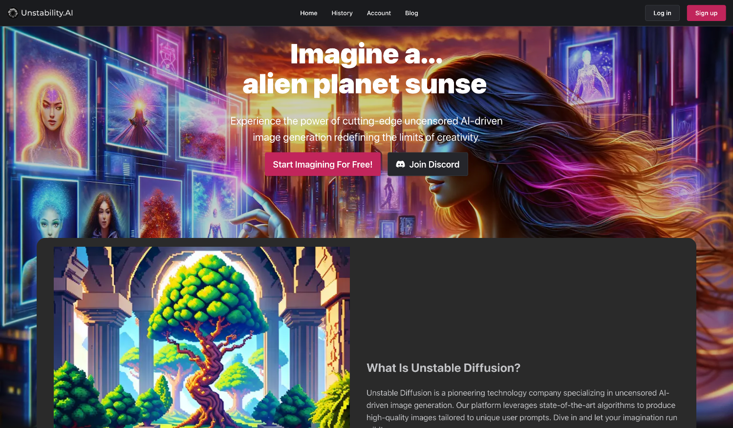 Unstable Diffusion AI