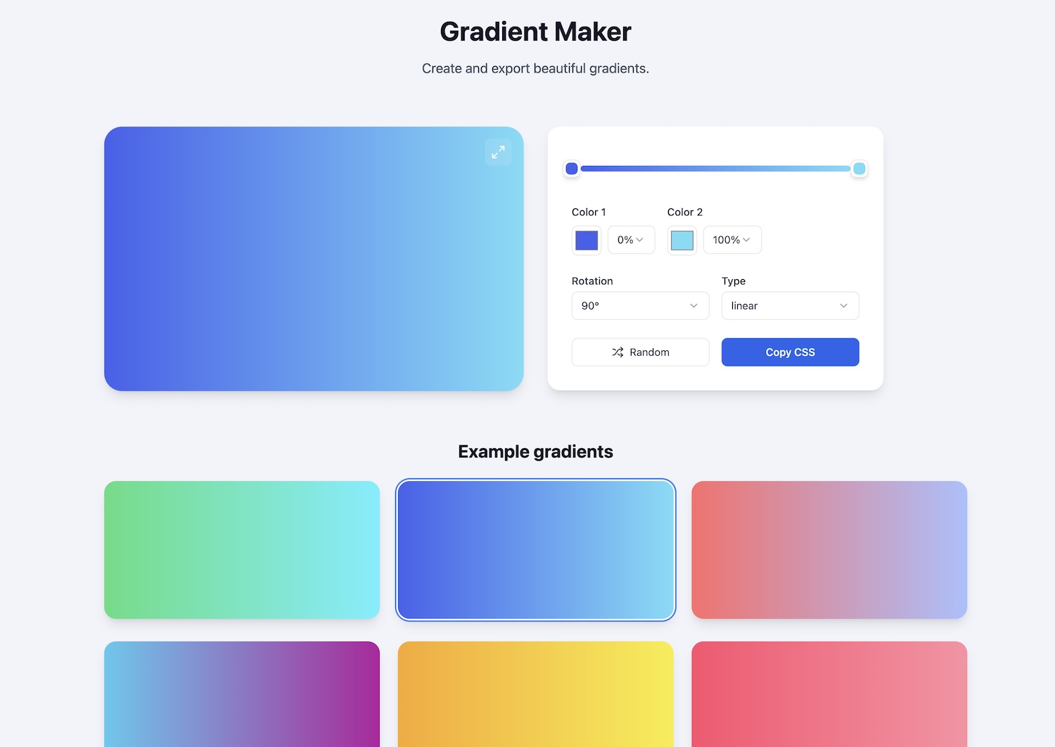 Gradient Maker - DESSIGN