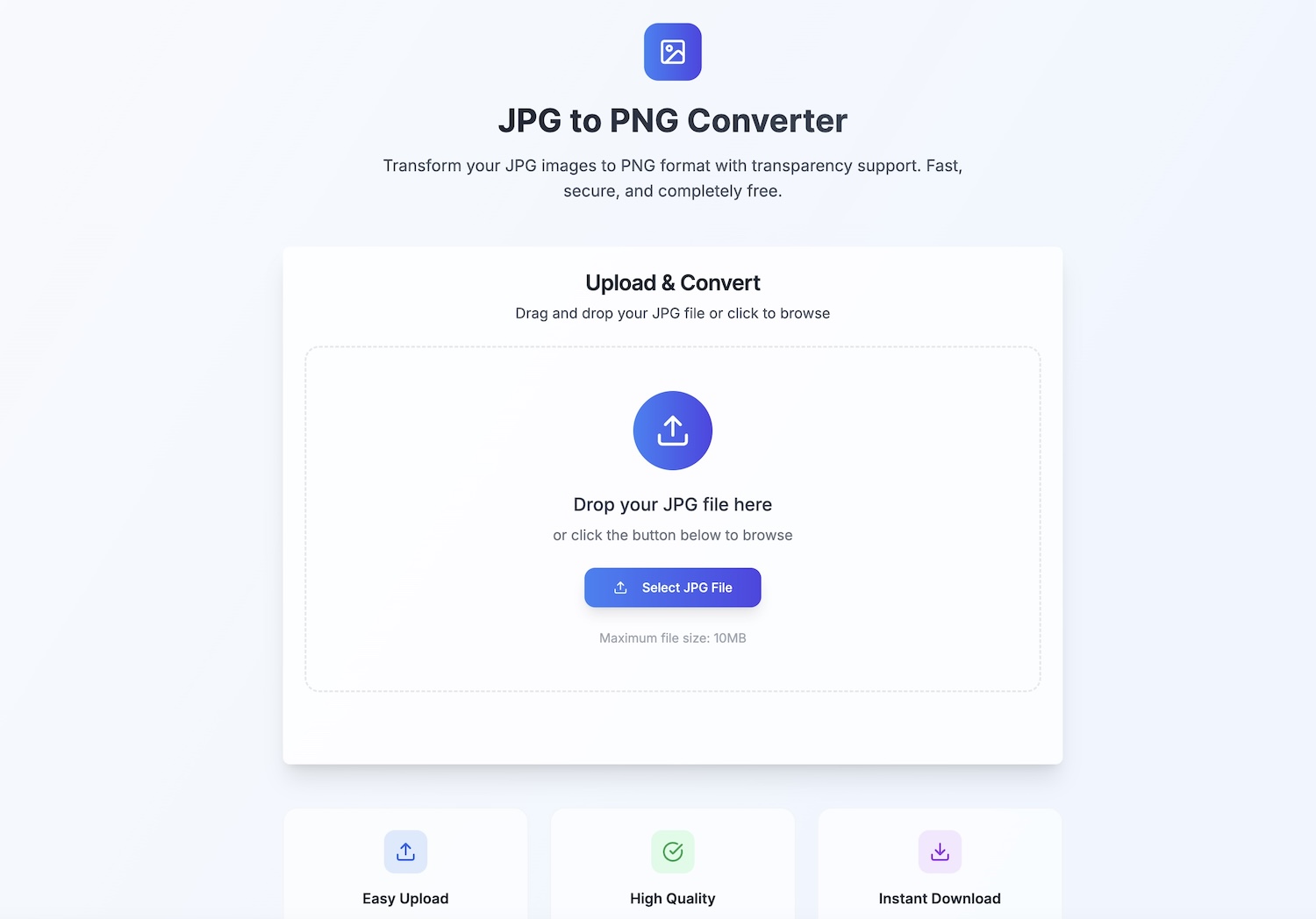 JPG to PNG Converter